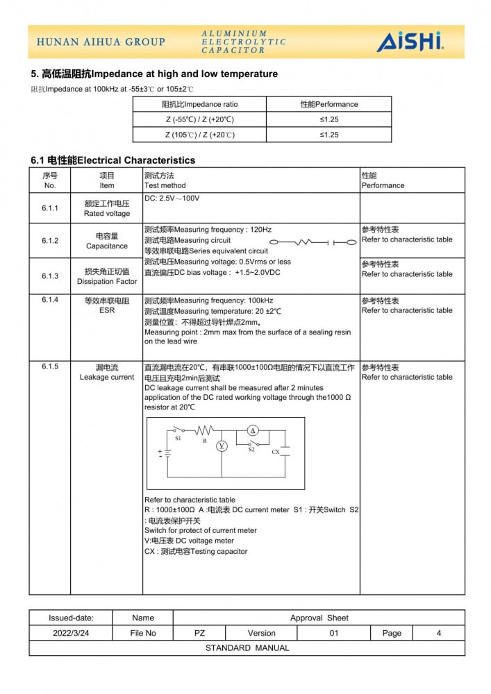 AISHI PZ specification page 4
