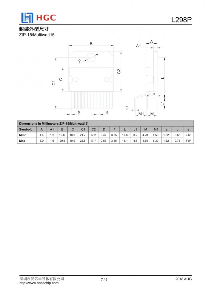 L298P datasheet page 7