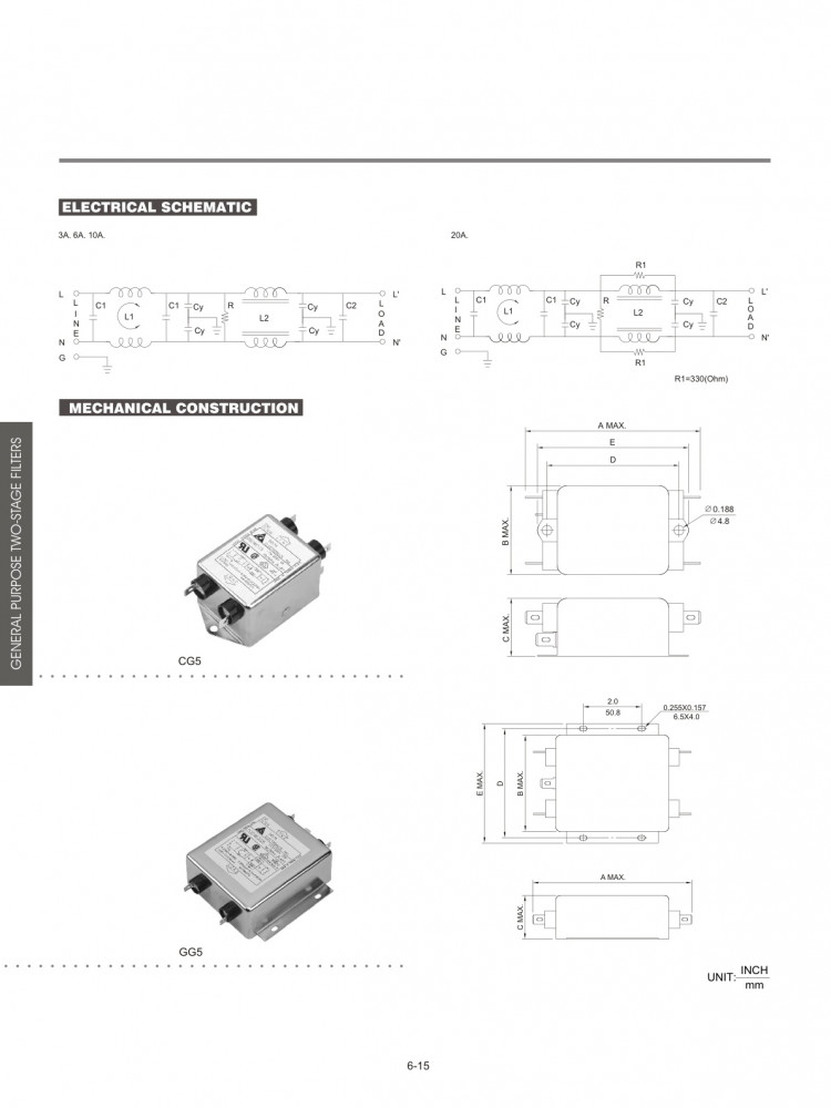 DELTA 20DWGG5 datasheet page 2