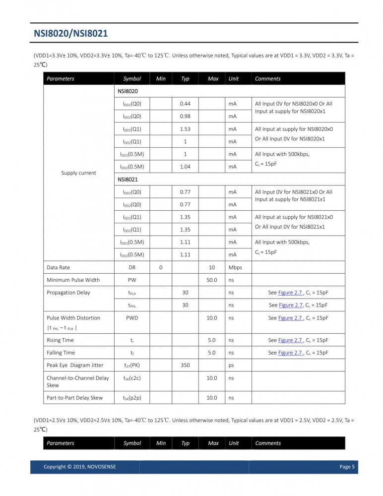 NSI8021N1-DSPR datasheet page 5