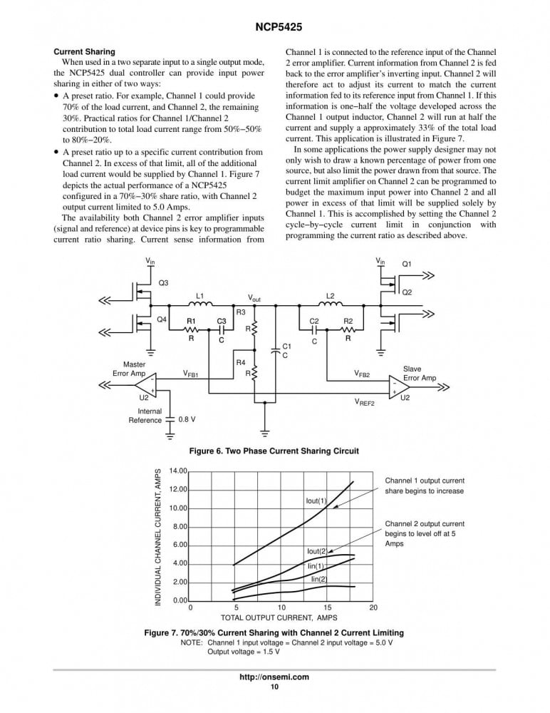 NCP5425 documentation page 10