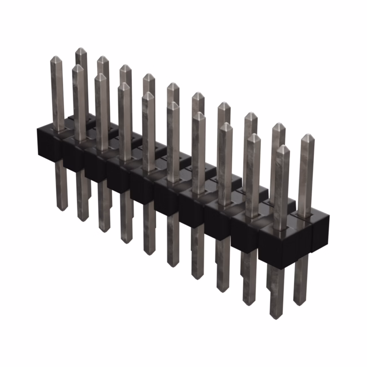 C-Grid Header, 2.54mm Pitch, Through Hole, Dual Row, Vertical, 20 Circuits, 2.54µm Tin (Sn) Plating, Tray Packaging, Lead-Free for sale
