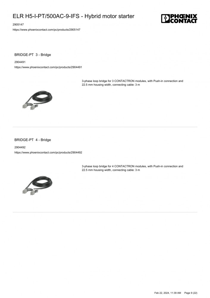 Phoenix Contact 2905147 technical document page 9