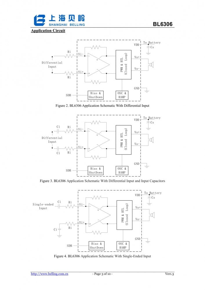BL6306 datasheet page 3