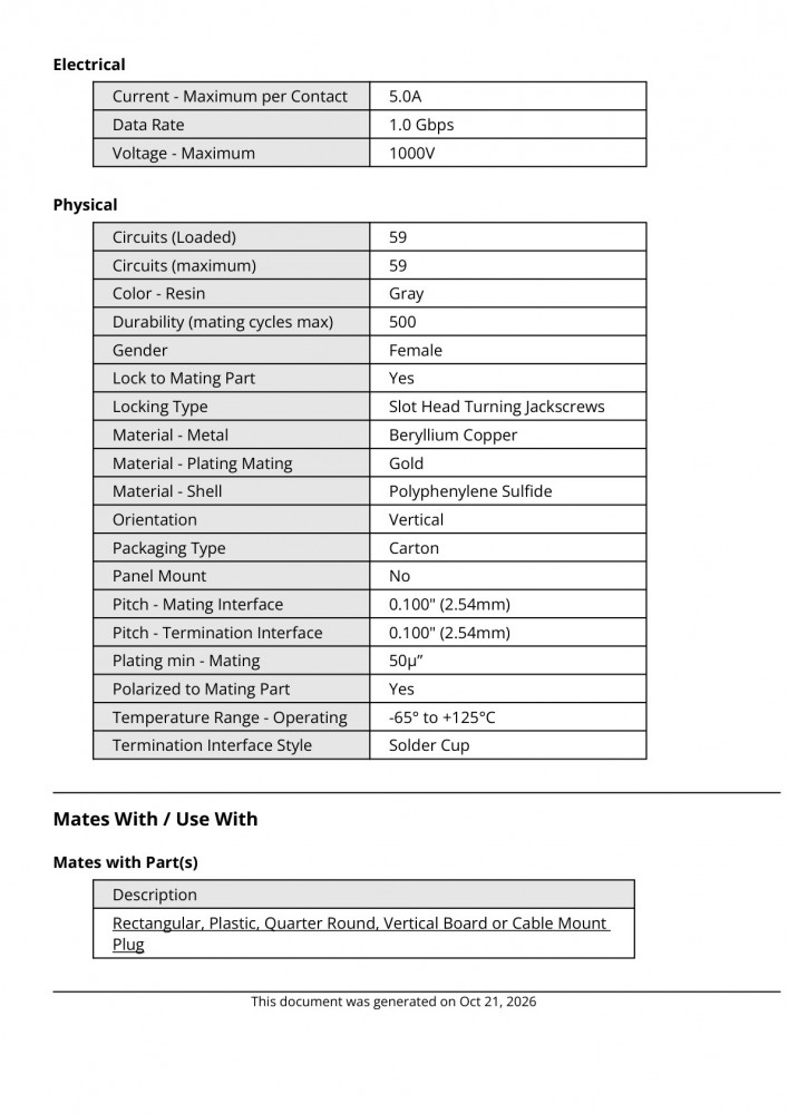 WTA59SACJT594 technical document, page 2