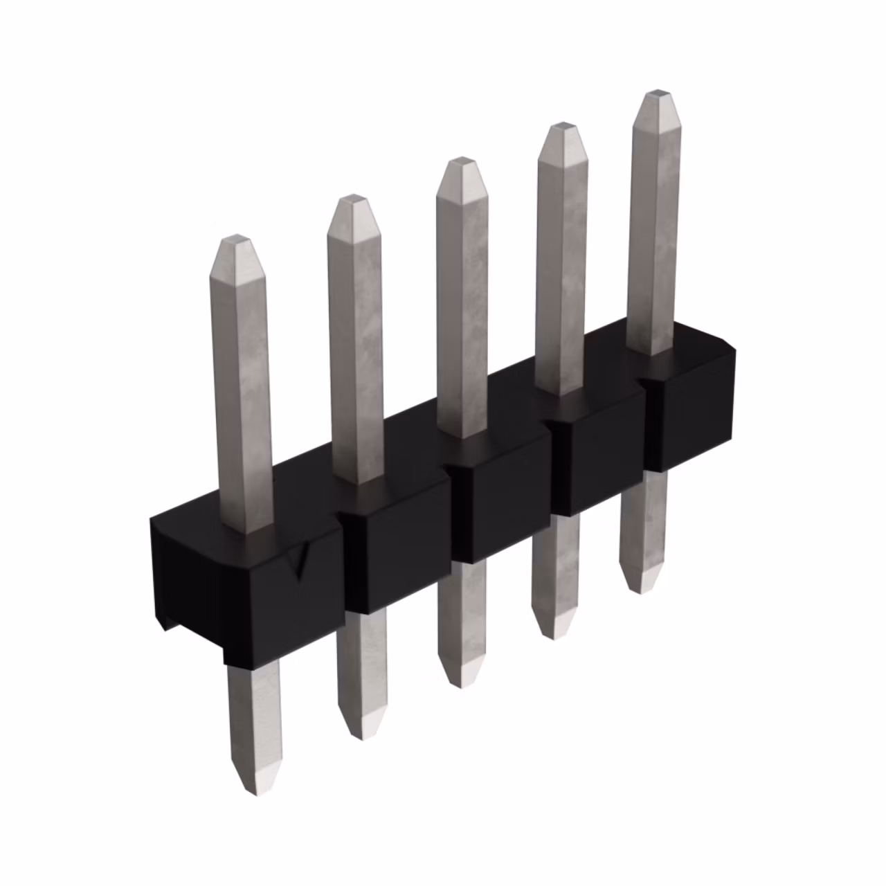 2.00mm Pitch Milli-Grid Header, Vertical, Through Hole, Breakaway, 5 Circuits, 2.50µm Tin (Sn) Plating, Mating Pin Length 4.00mm, Tail Length 2.70mm, Lead-Free for sale