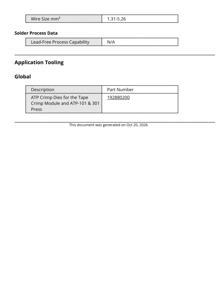 MOLEX 191540036 product documentation image 3