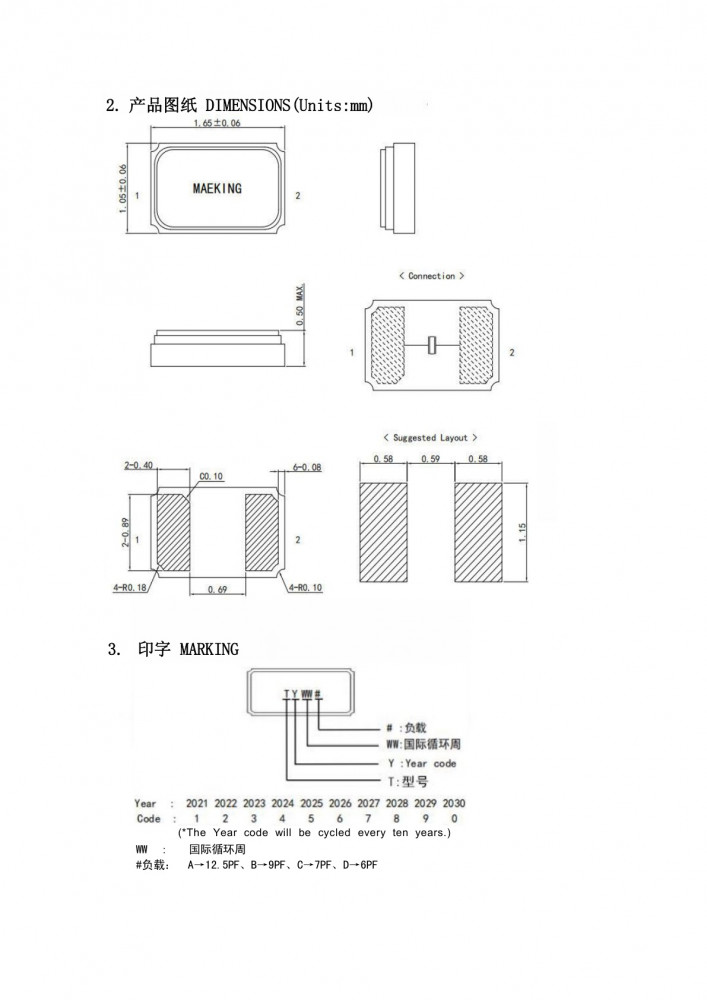 KYX K103276812510 datasheet page 4