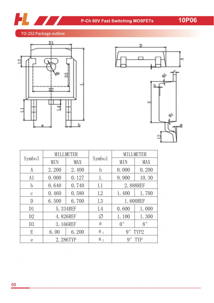 HL 10P06 datasheet page 5