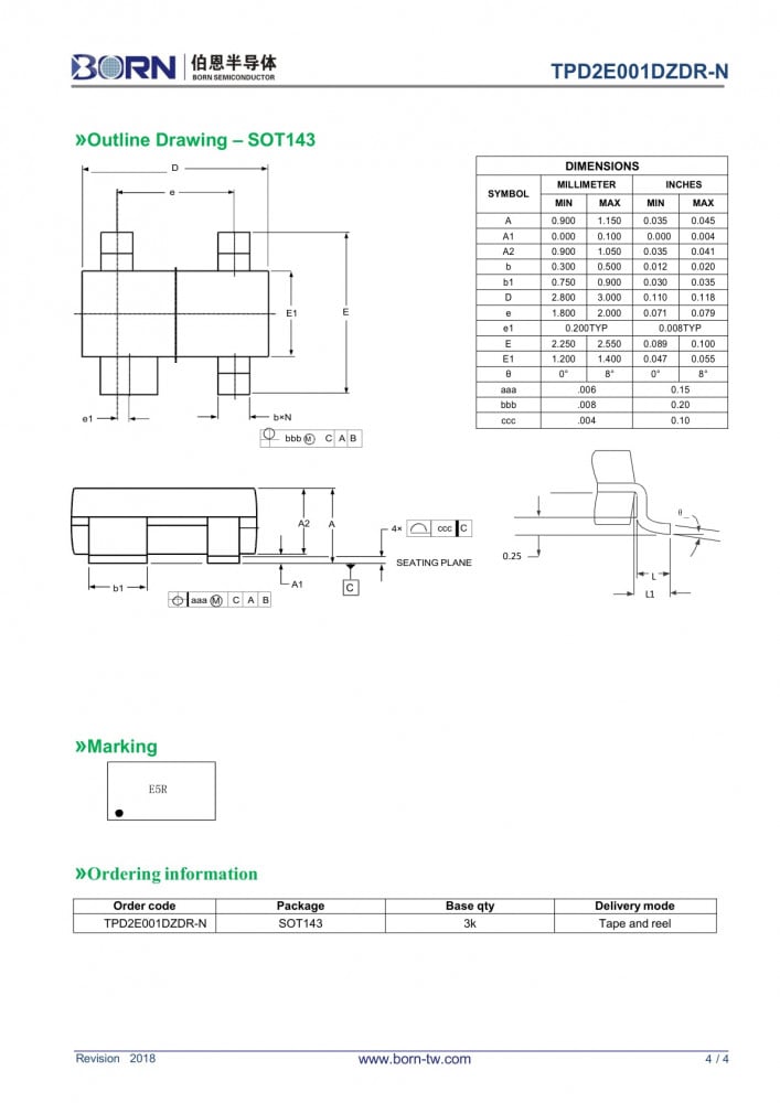 TPD2E001DZDR-N datasheet page 4