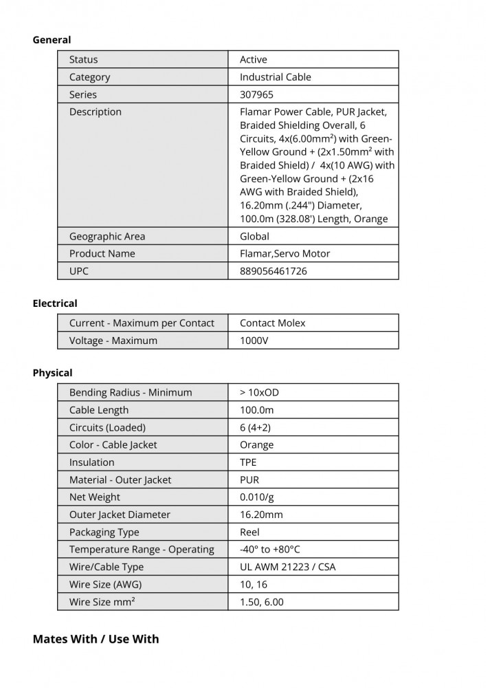 MOLEX 1553311010 technical document image, page 2