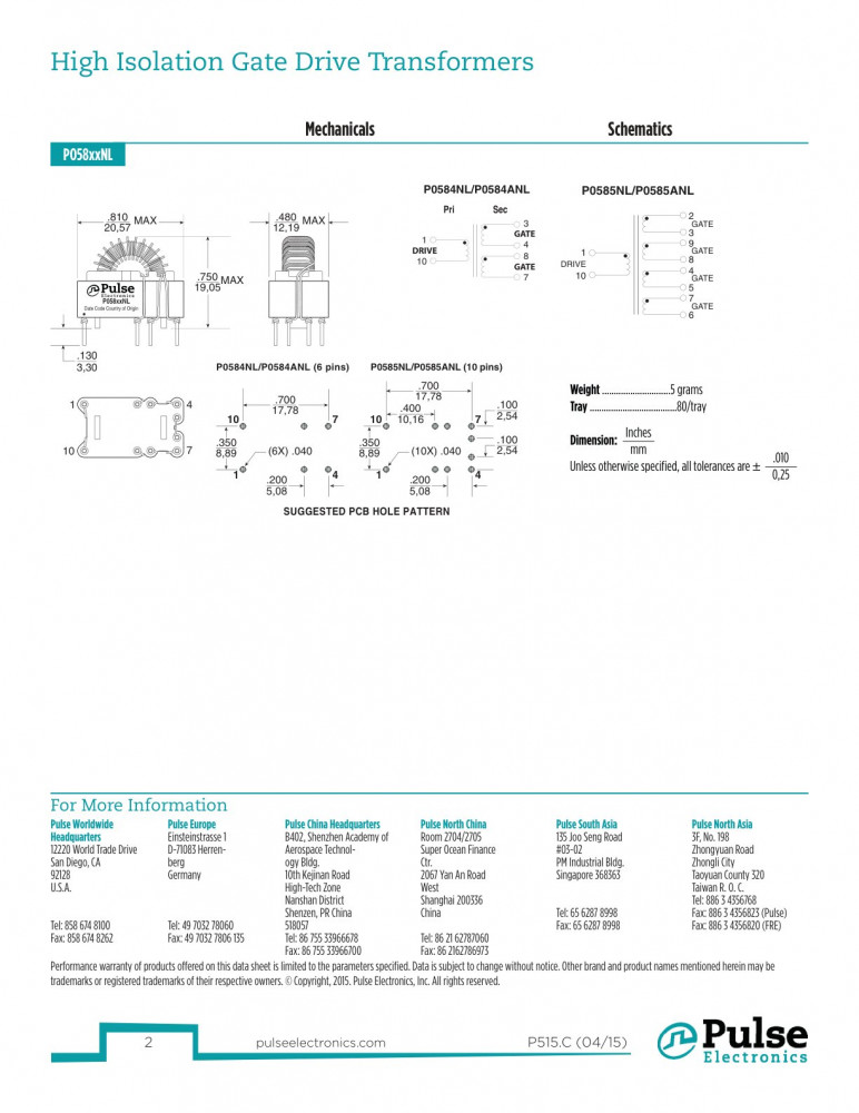P0584ANL technical document, page 2