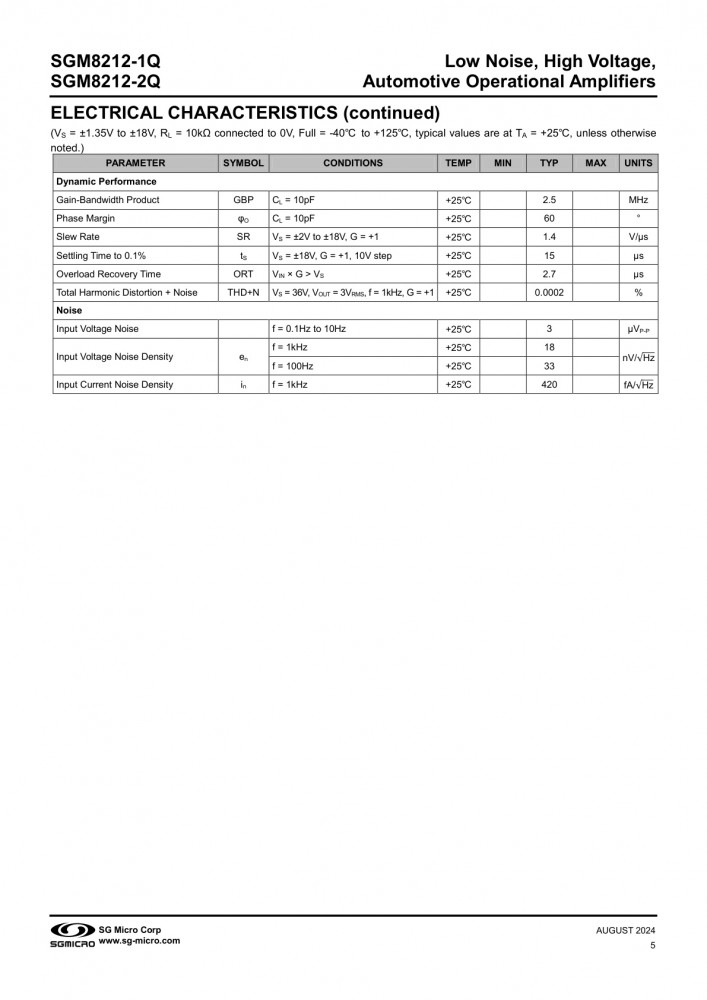 SGM8212-1Q document page 5
