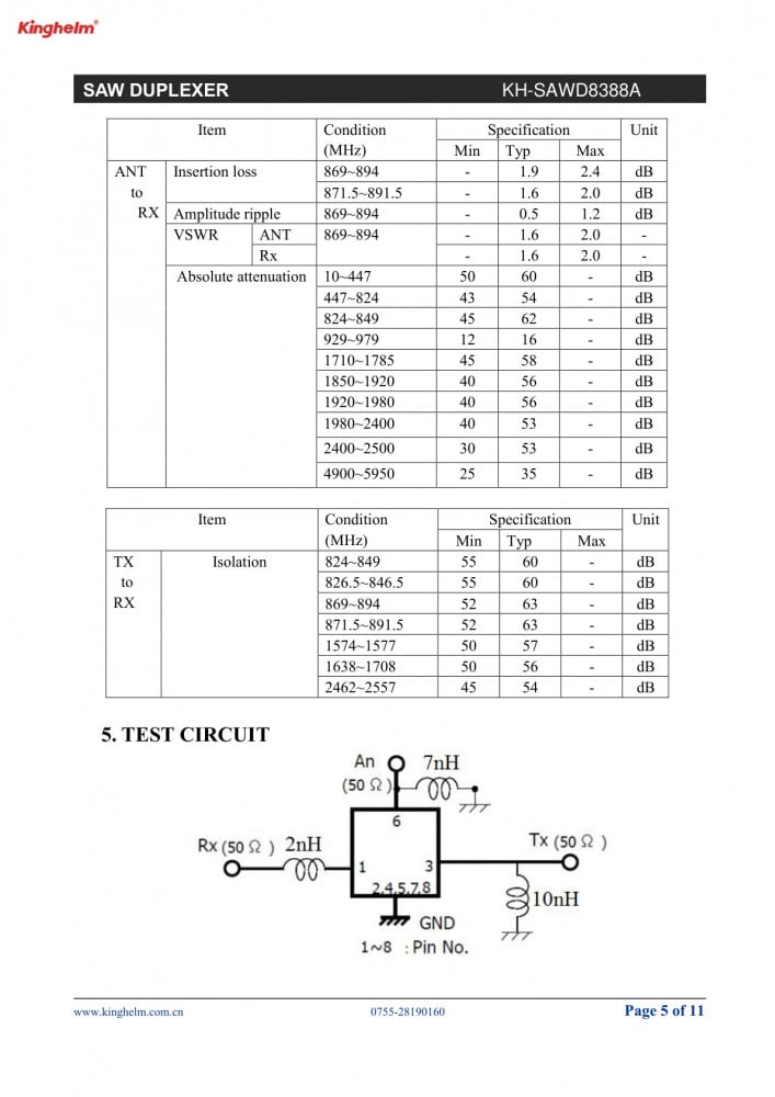 KH-SAWD8388A specification page 5