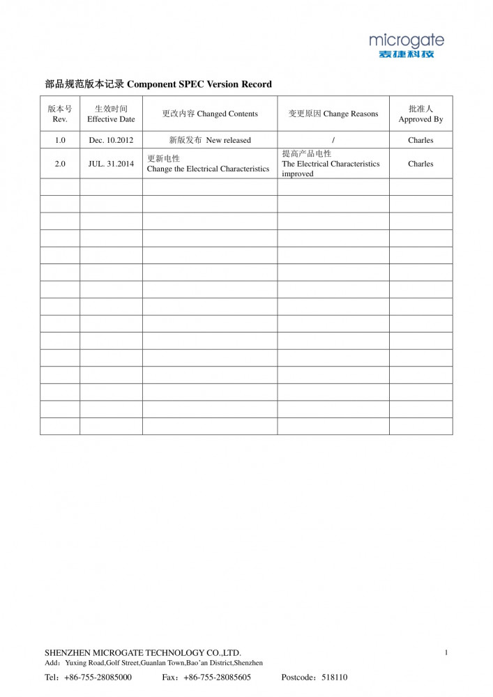 MPIA201610 series specification page 3
