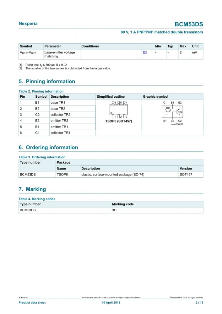 BCM53DSF datasheet page 2