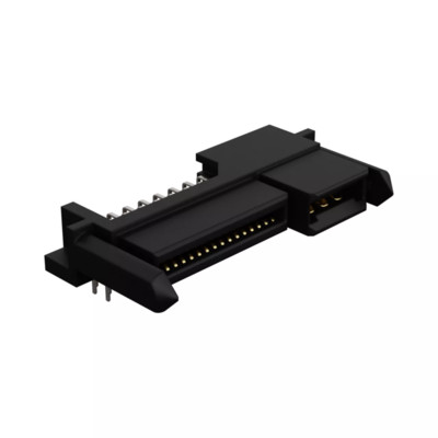 EXTreme LPHPower Receptacle Header, Right-Angle, 2 Power Contacts, 32 Signal Contacts, Select Gold (Au) Plating, for 3.18mm Thick PC Board, with Guide Posts for sale
