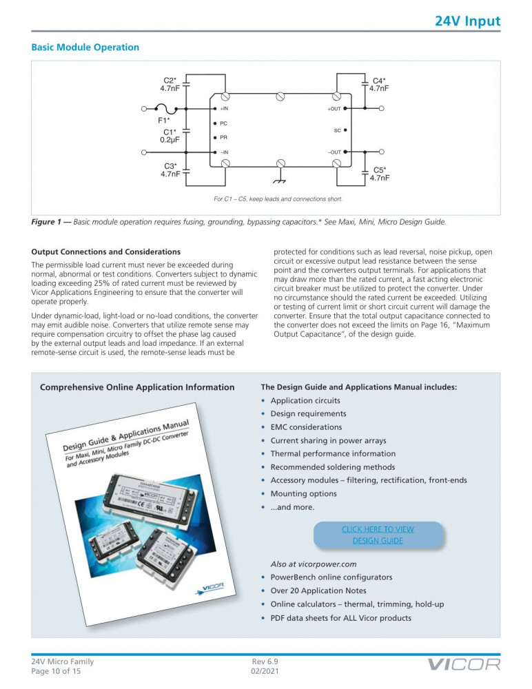 VICOR technical document preview, page 10