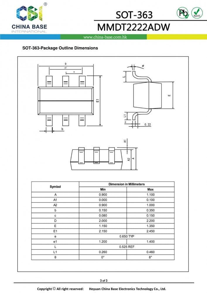 MMDT2222ADW datasheet page 3
