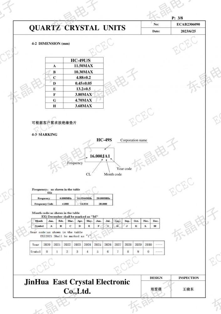 B16000J157 specification page 4