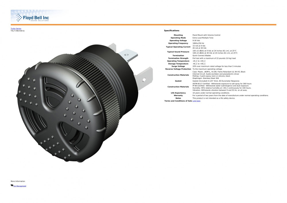 TXL7-V96-930-Q product documentation page 1