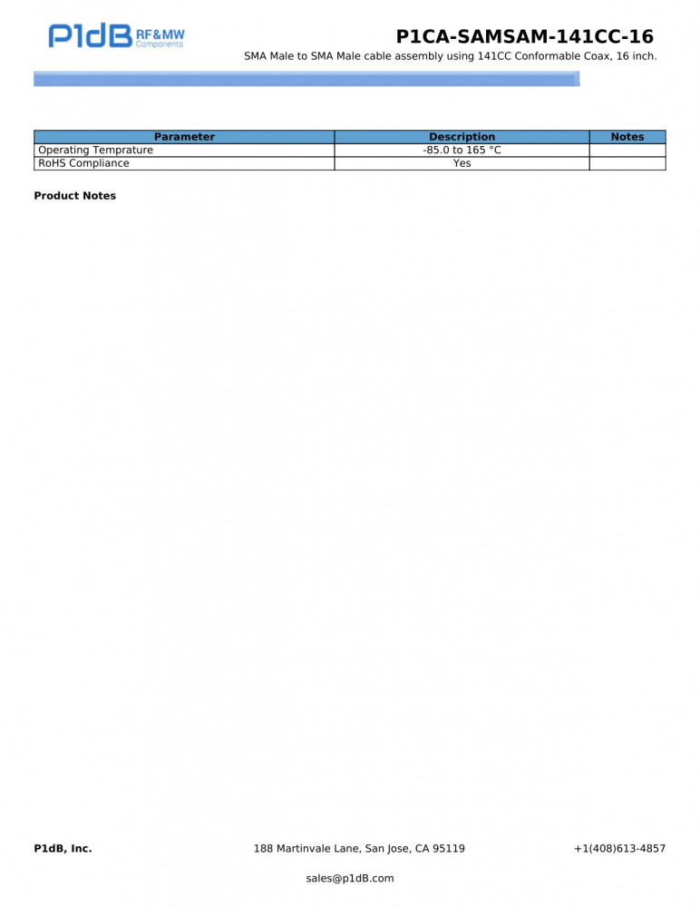 P1CA-SAMSAM-141CC-16 technical document image, page 2