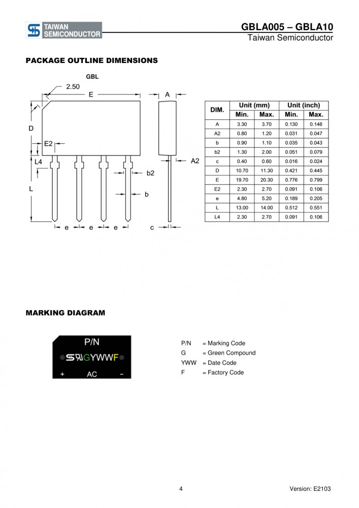 GBLA01 datasheet page 4