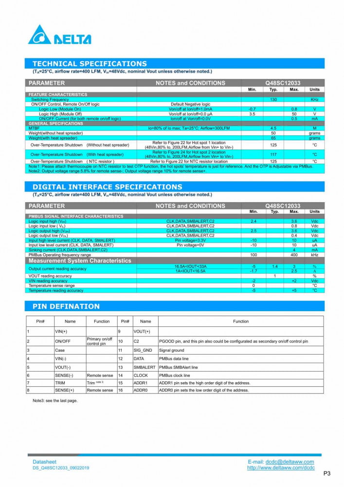 Q48SC12033 datasheet page 3