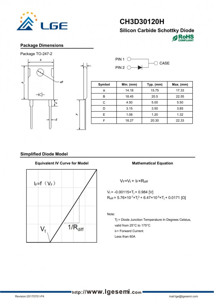 CH3D30120H datasheet page 4