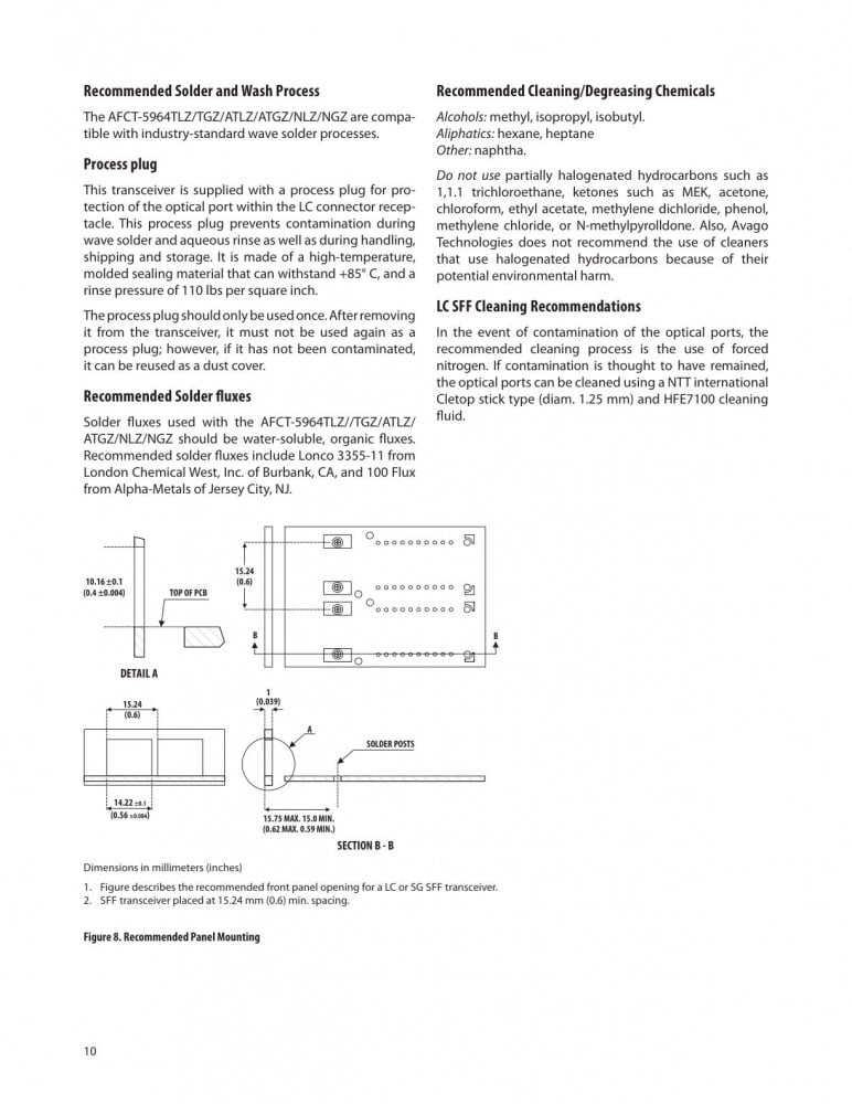 AFCT-5964NLZ datasheet page 10
