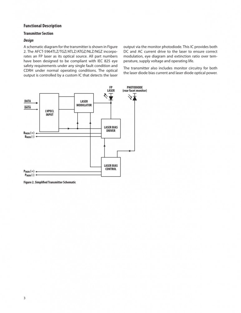 AFCT-5964NLZ datasheet page 3