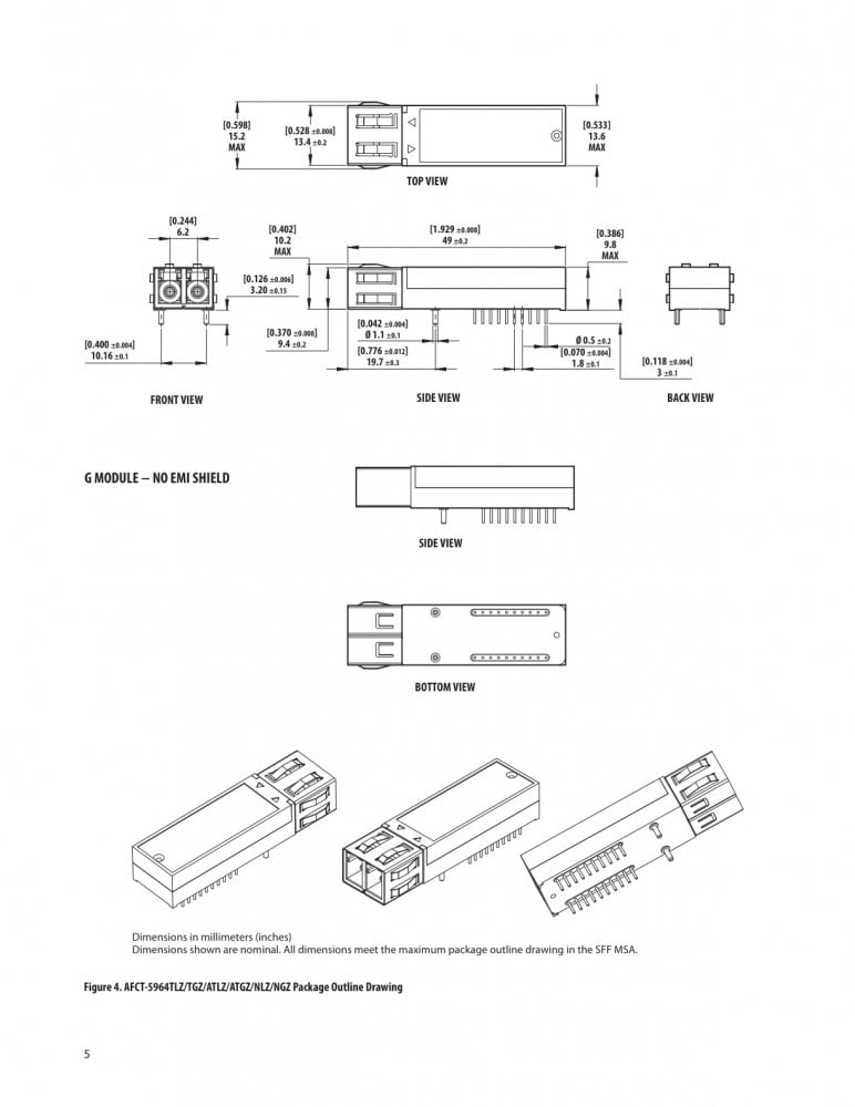 AFCT-5964NLZ datasheet page 5