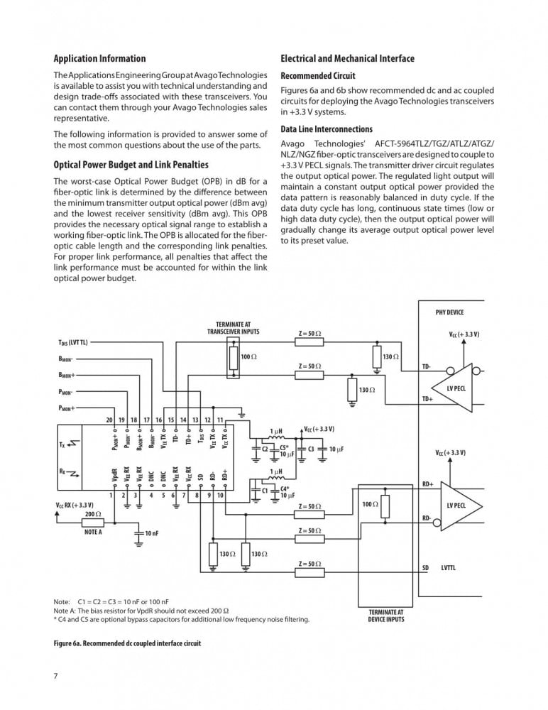 AFCT-5964NLZ datasheet page 7
