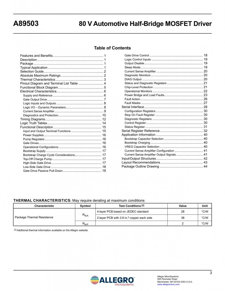 A89503 datasheet page 3