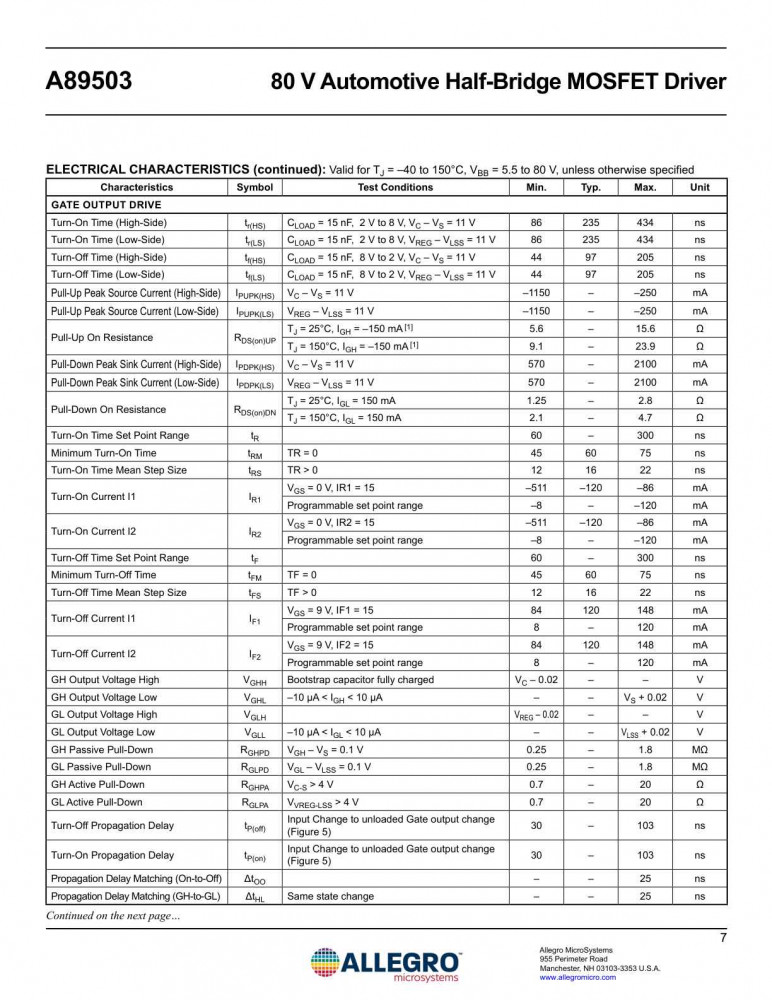 A89503 datasheet page 7