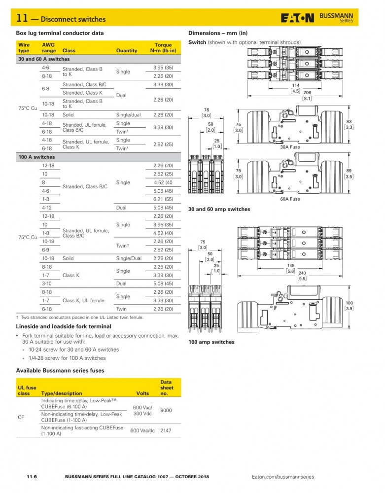 Eaton Bussmann CCP2 documentation page 6