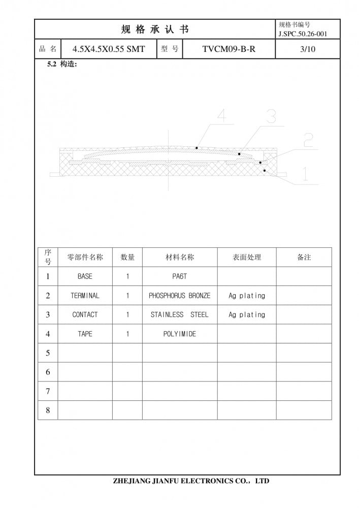 TVCM09-B-R specification page 4
