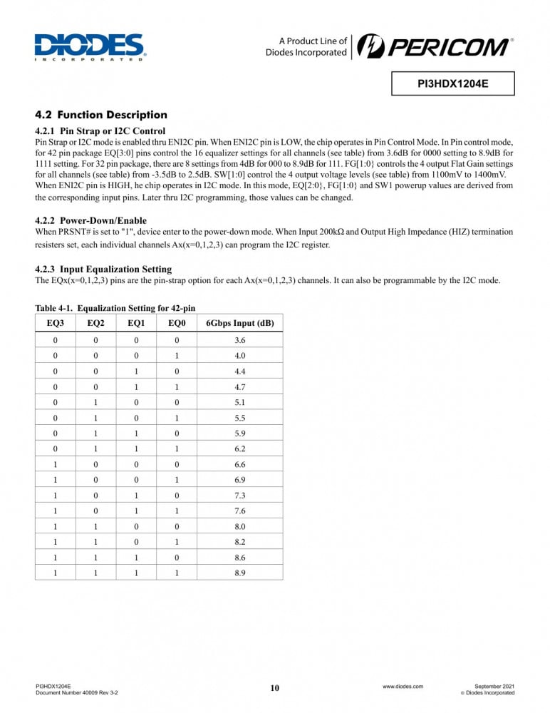 PI3HDX1204E technical document page 10