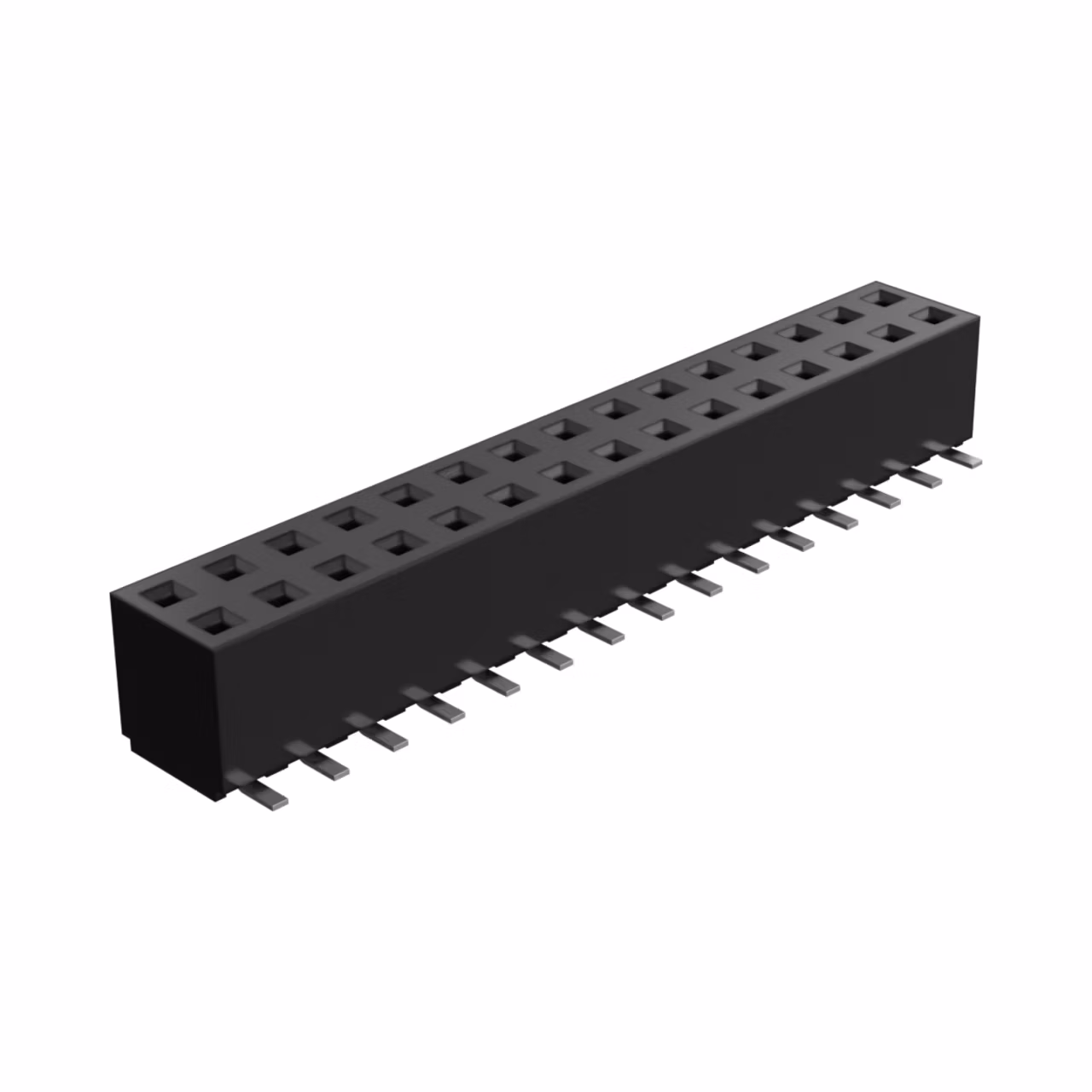 2.00mm Pitch Milli-Grid Receptacle, Surface Mount, Top Entry, 0.38µm Gold (Au) Plating, with Cover, 30 Circuits, Lead-Free, Tube