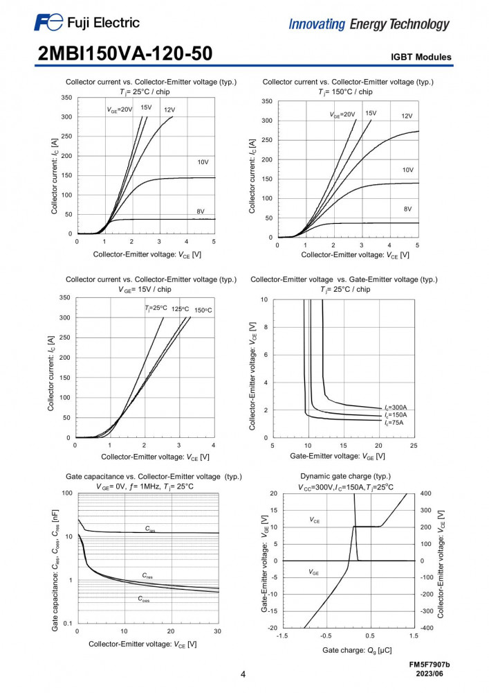 2MBI150VA-120-50 datasheet page 4