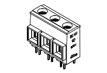 3.50mm Pitch Eurostyle Vertical PCB Pin Header, Breakable, 6 Circuits
