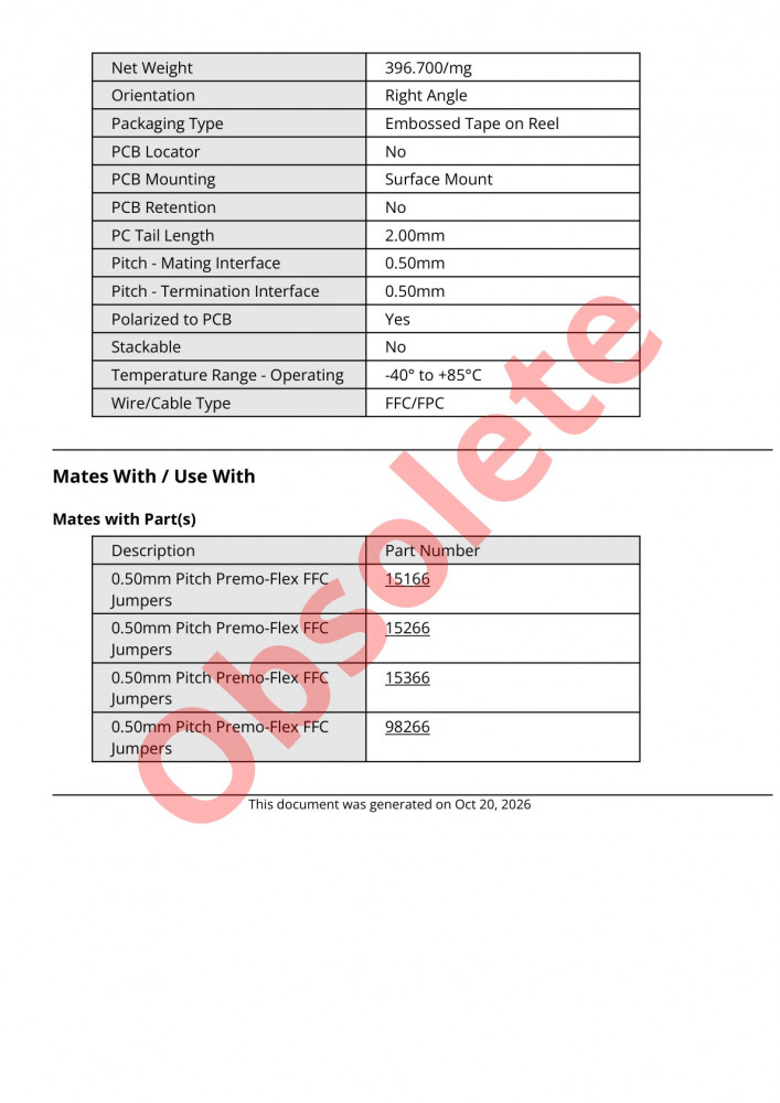 MOLEX 541043433 technical document page 3