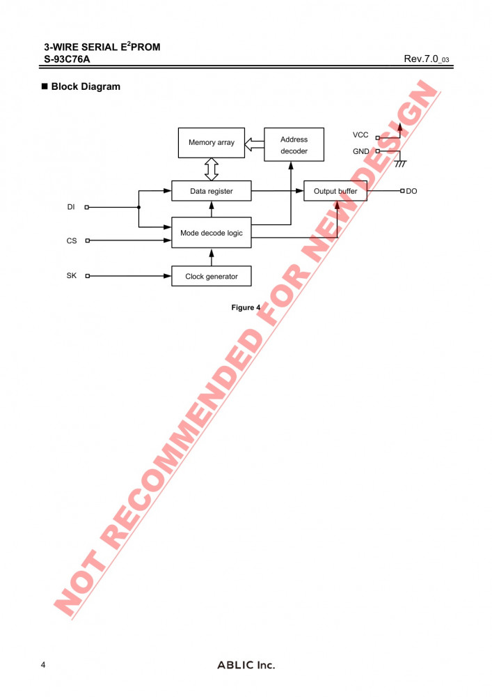 S-93C76A datasheet page 4