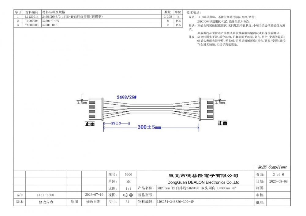 DEALON harness drawing page 3