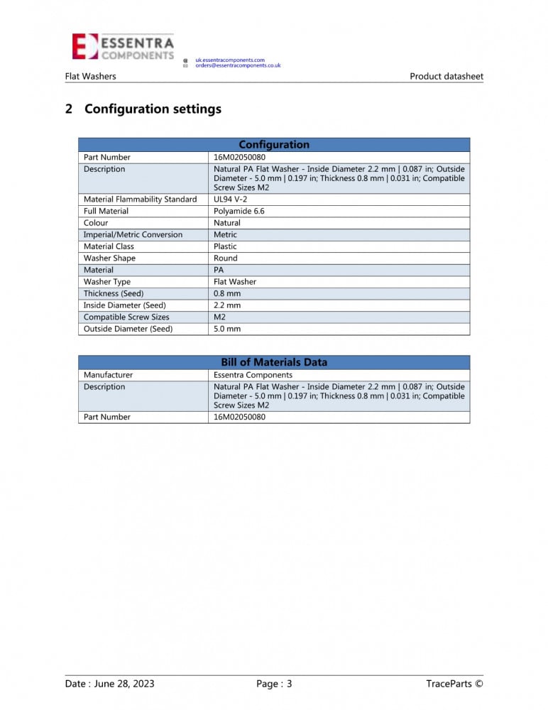 16M02050080 technical document page 3