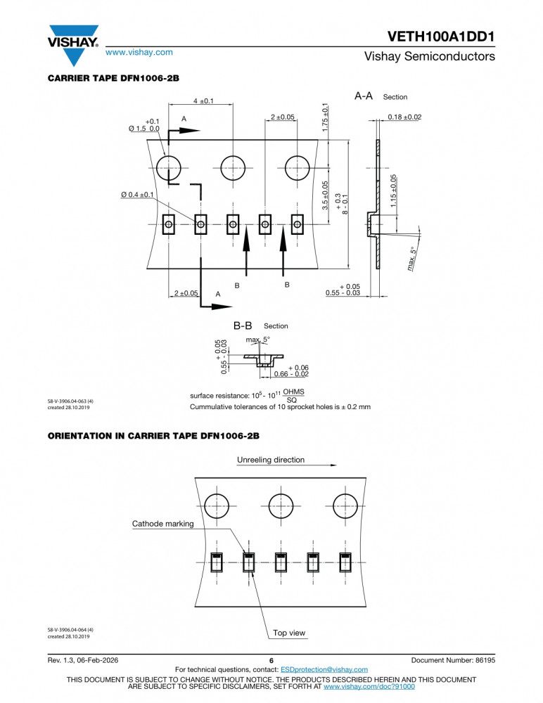 VETH100A1DD1 datasheet page 6