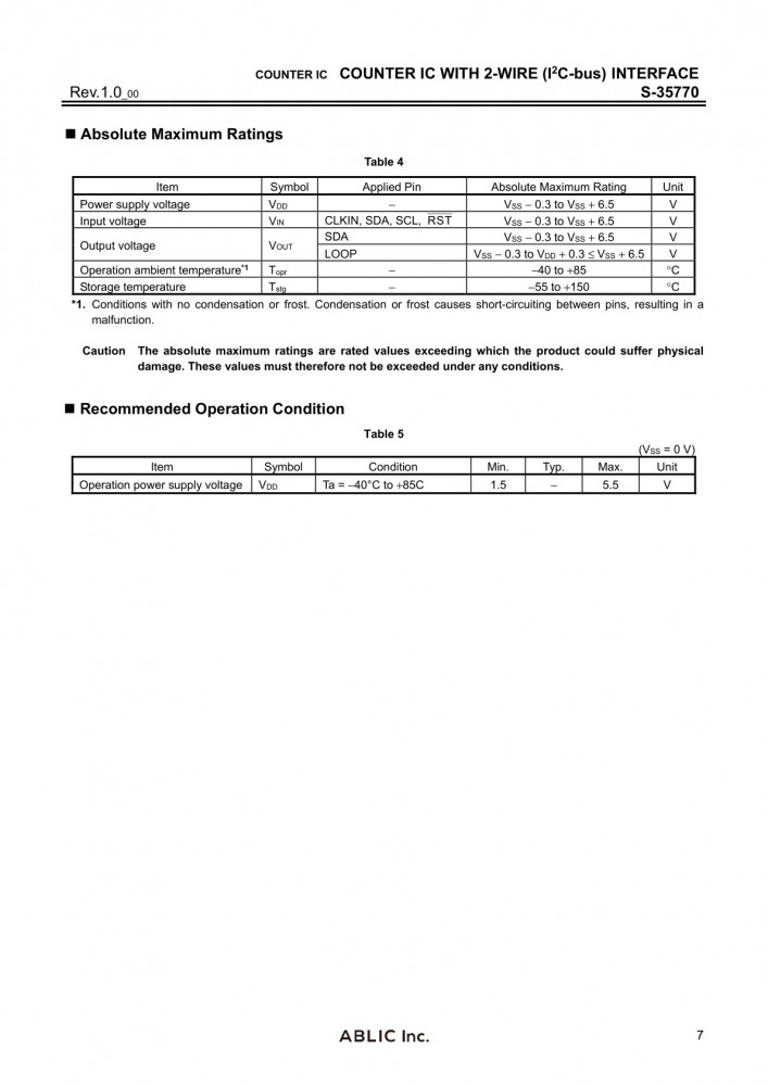 ABLIC S-35770E01I-K8T2U datasheet page 7