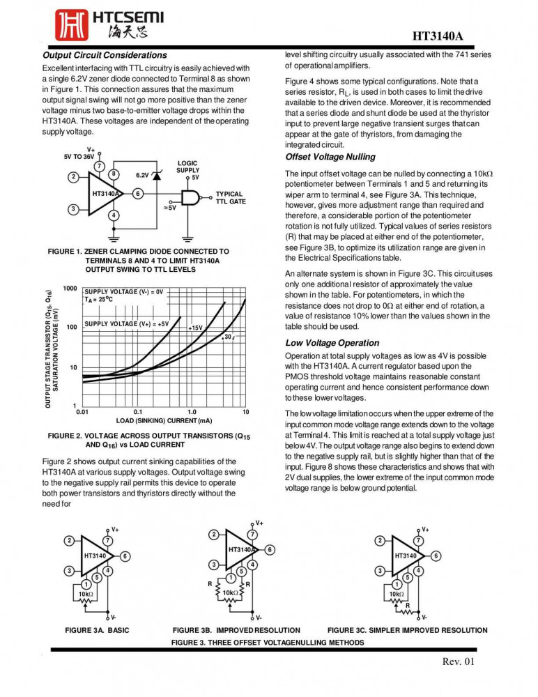 HT3140ARZ datasheet page 5