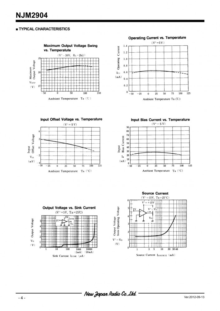 NJM2904 datasheet page 4