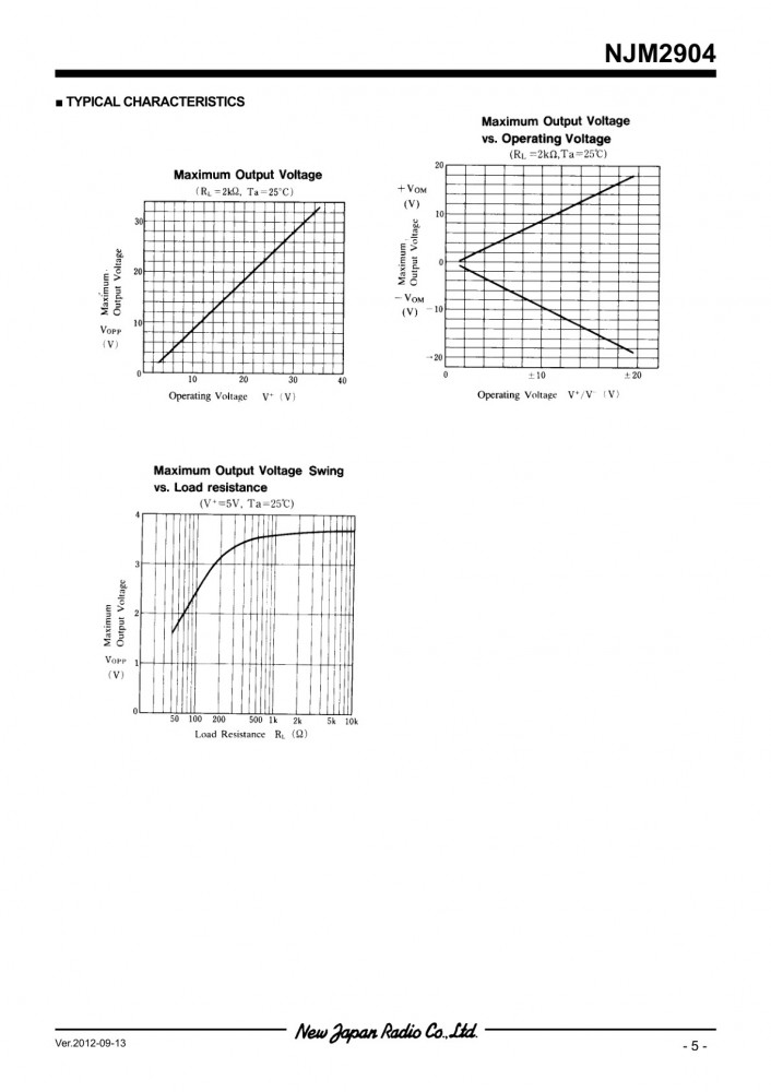 NJM2904 datasheet page 5